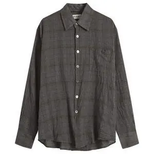 Our Legacy Above Shirt In Bazaar Check Breeze Weave - 40% Off